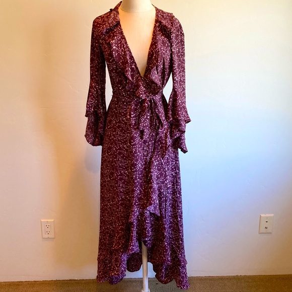 Max Studio | Dresses | Max Studio Flutter Bell Sleeve Wrap Dress | Poshmark